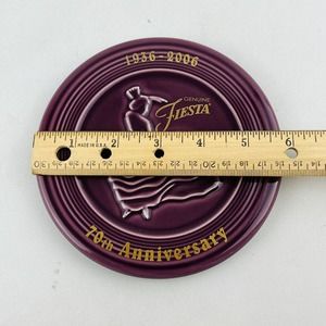 Homer Laughlin | Kitchen | Fiesta 7th Anniversary Heather 6 Trivet ...